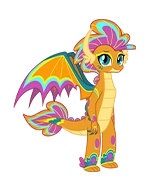 Rainbowified Smolder | The My Little Pony Gameloft Wiki | Fandom