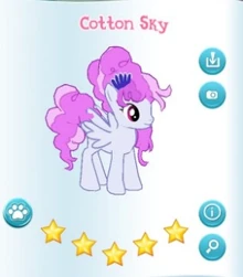 Cotton Sky | The My Little Pony Gameloft Wiki | Fandom