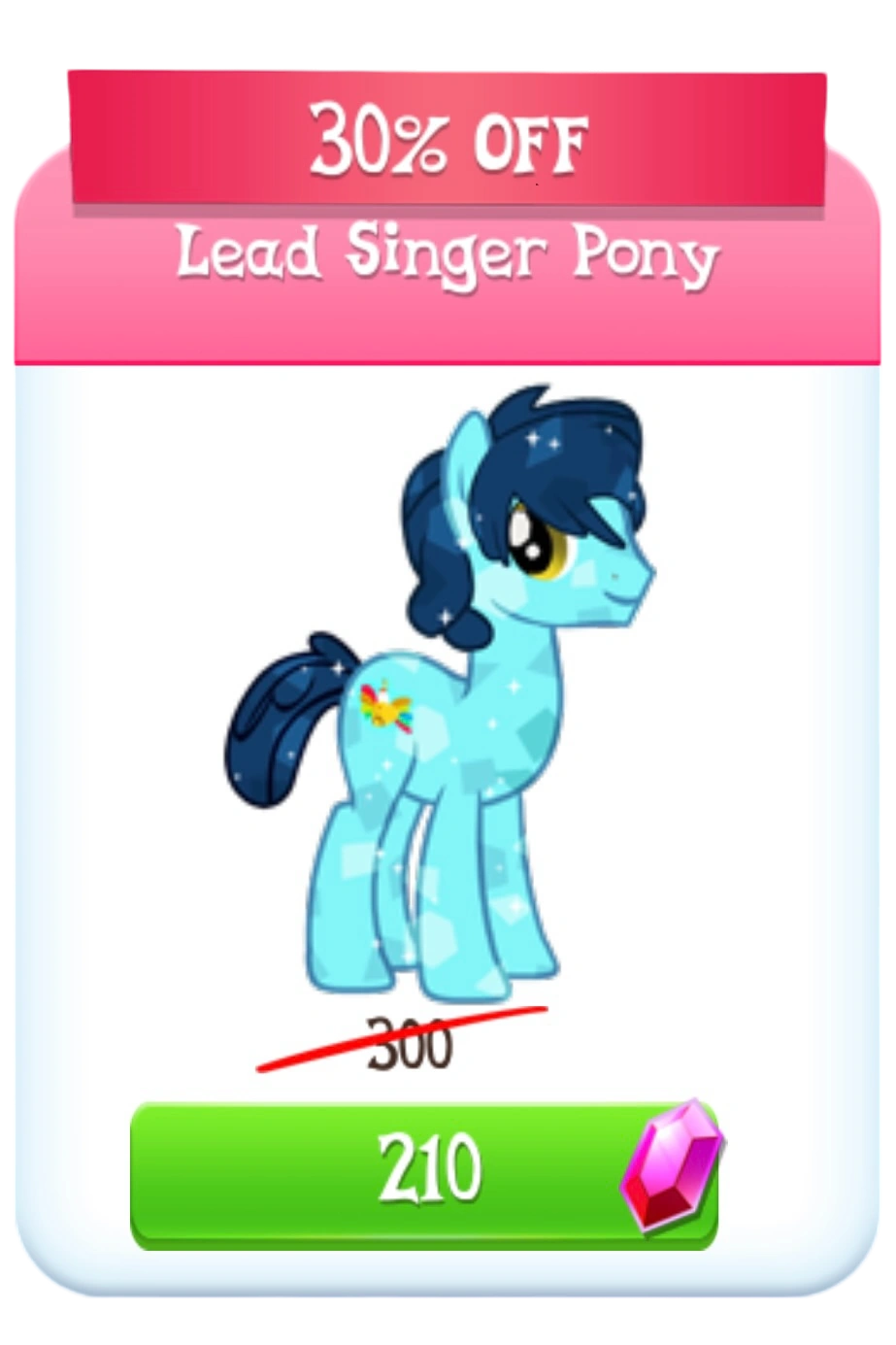 Lead Singer Pony | The My Little Pony Gameloft Wiki | Fandom