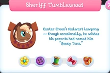 Sheriff Tumbleweed | The My Little Pony Gameloft Wiki | Fandom