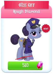 Rough Diamond | The My Little Pony Gameloft Wiki | Fandom