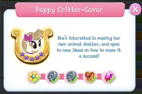 Peppy Critter-Lover | The My Little Pony Gameloft Wiki | Fandom