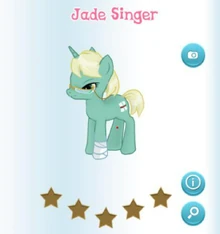 Jade Singer | The My Little Pony Gameloft Wiki | Fandom