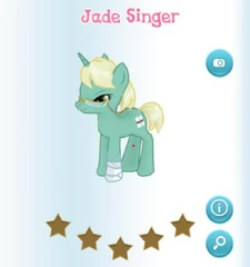 Jade Singer | The My Little Pony Gameloft Wiki | Fandom