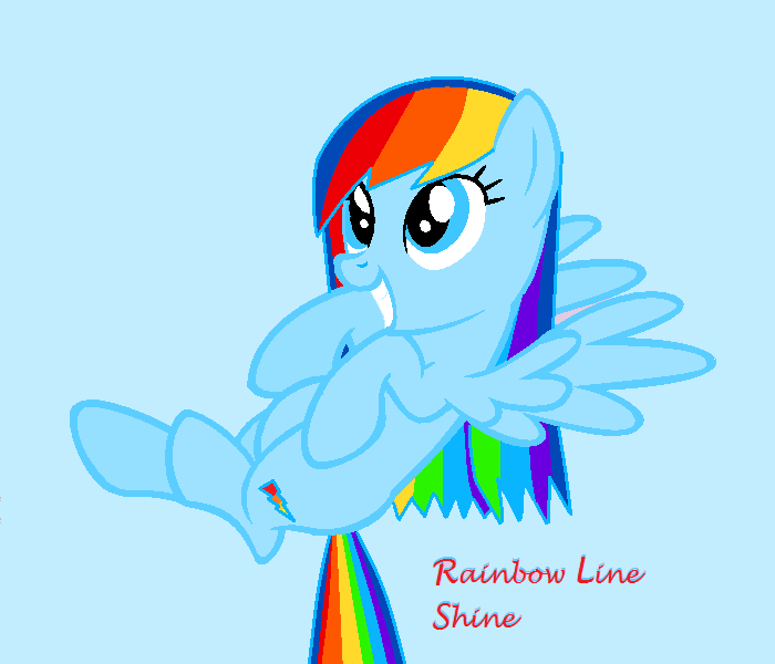 Rainbow Line Shine | Wiki MLP Oc's Wikia | Fandom
