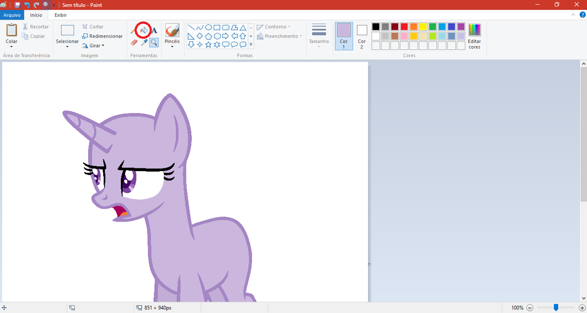 Blog de usuário:Black Hole 314/Tutorial- Desenhando com base (Paint) | Wiki MLP Oc's Wikia | Fandom