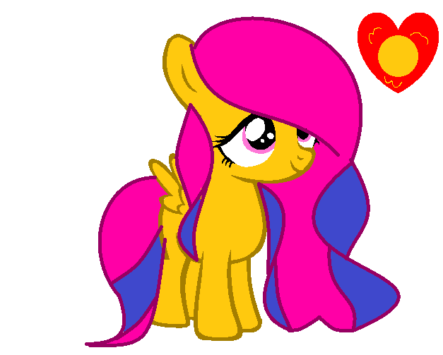 Sunset heart | Wiki MLP Oc's Wikia | Fandom
