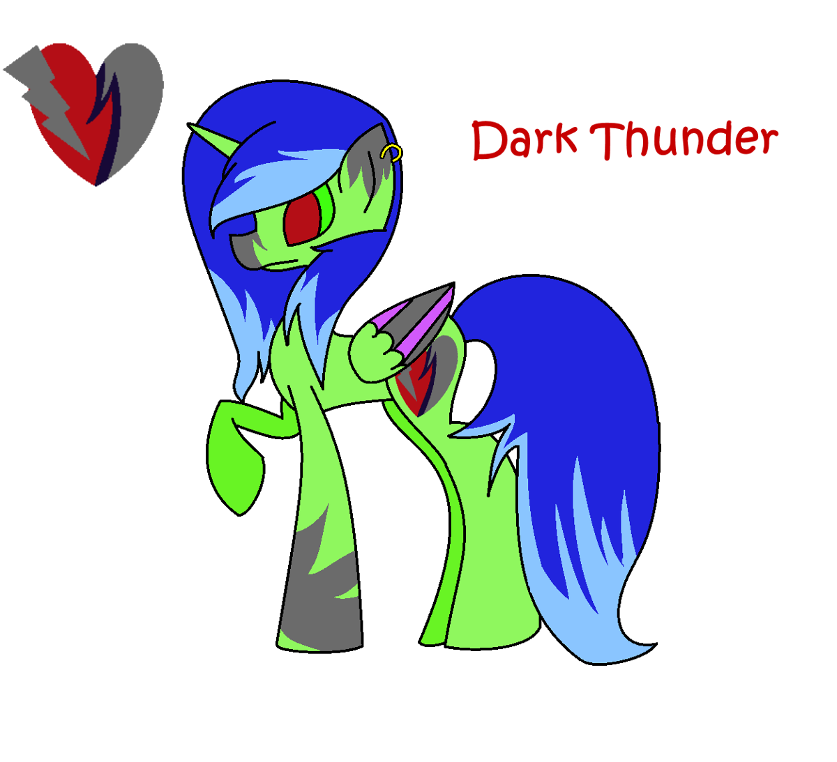 Dark Thunder | Wiki My Little Pony Ocs | Fandom