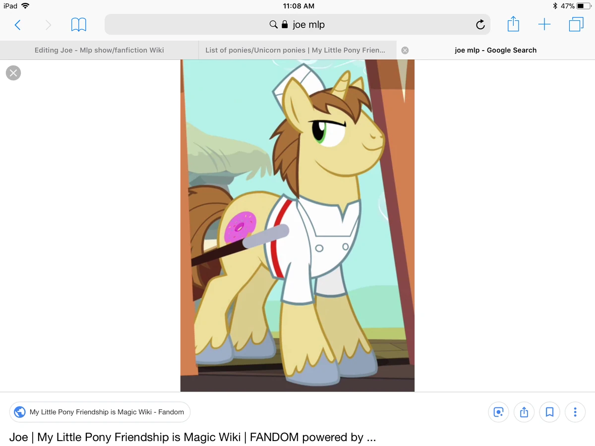 Joe | Mlp show/fanfiction Wiki | Fandom