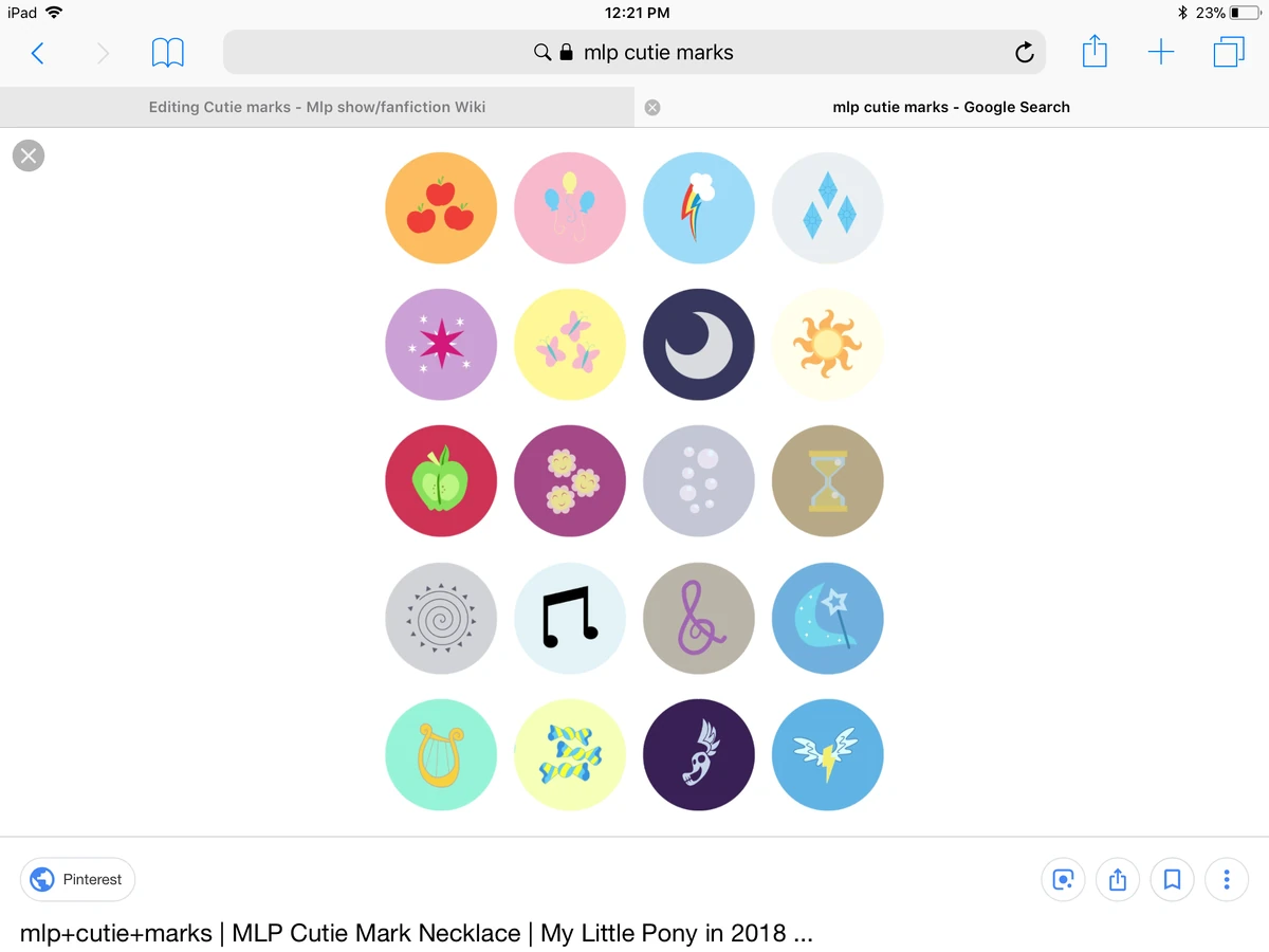 Cutie marks | Mlp show/fanfiction Wiki | Fandom