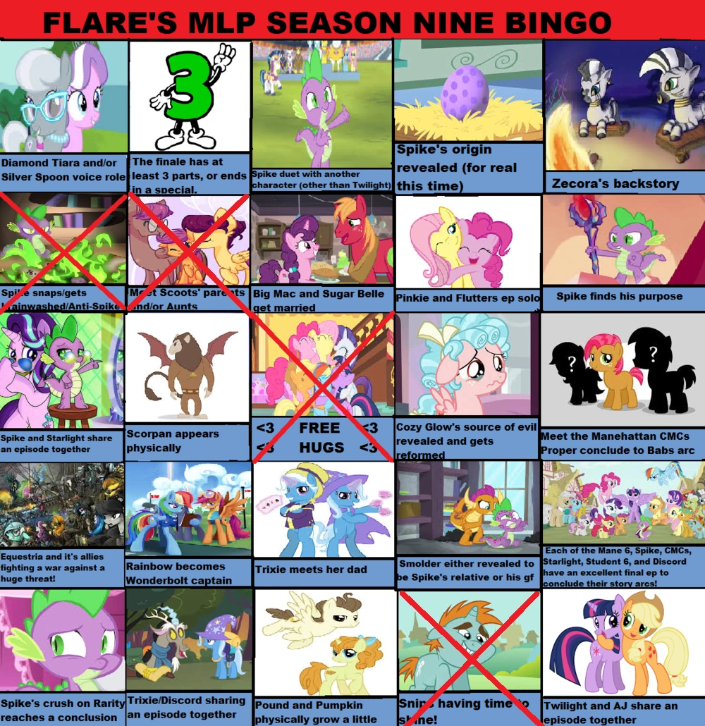 Mlp Season 4 Bingo