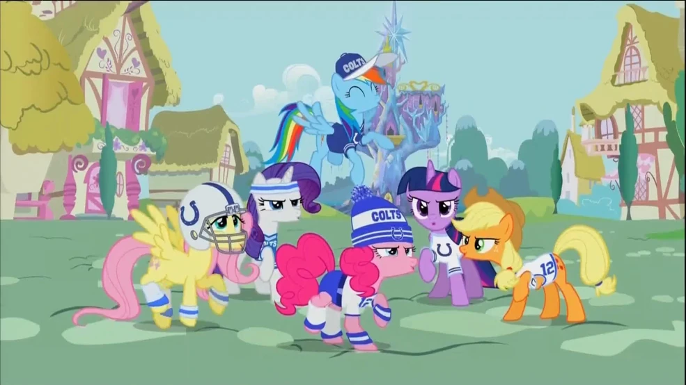 My Little Pony Playing Basketball