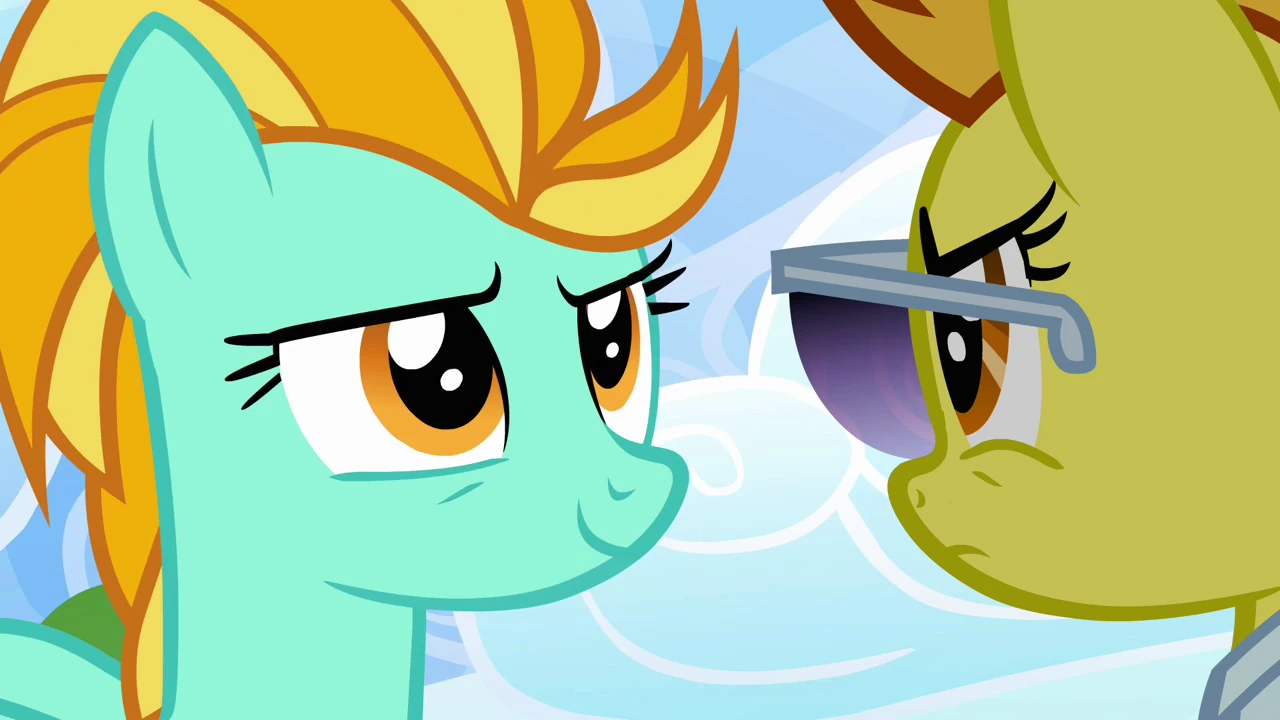 My Little Pony Lightning Dust And Rainbow Dash