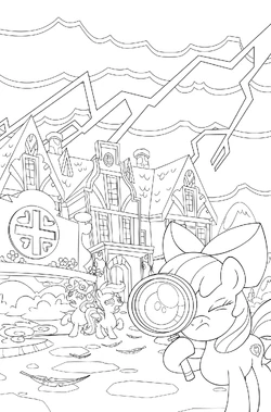 coloring pages ponyville