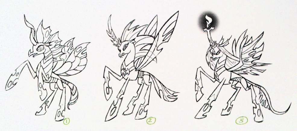 my little pony queen chrysalis coloring pages