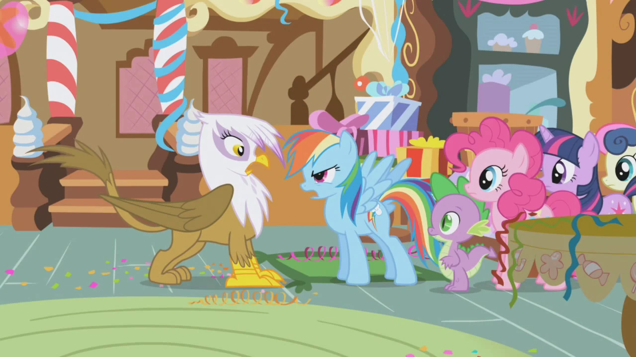 Gilda The Griffon Walking