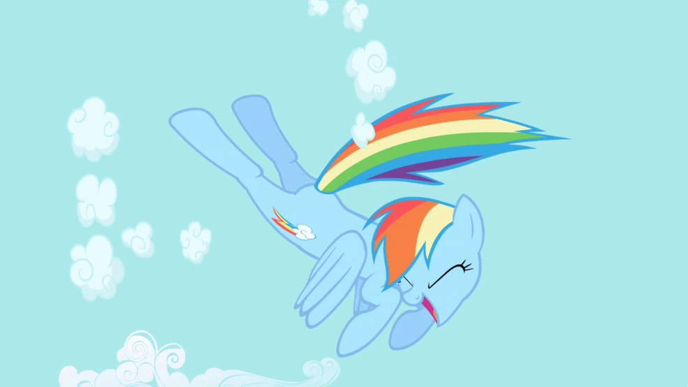 rainbow dash flying coloring pages