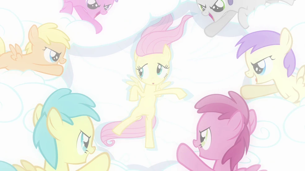 My Little Pony Fluttershy Flying