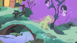 Fluttershy Running Away