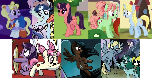 Sailor Moon ponies | My Little Pony Friendship is Magic Wiki | Fandom