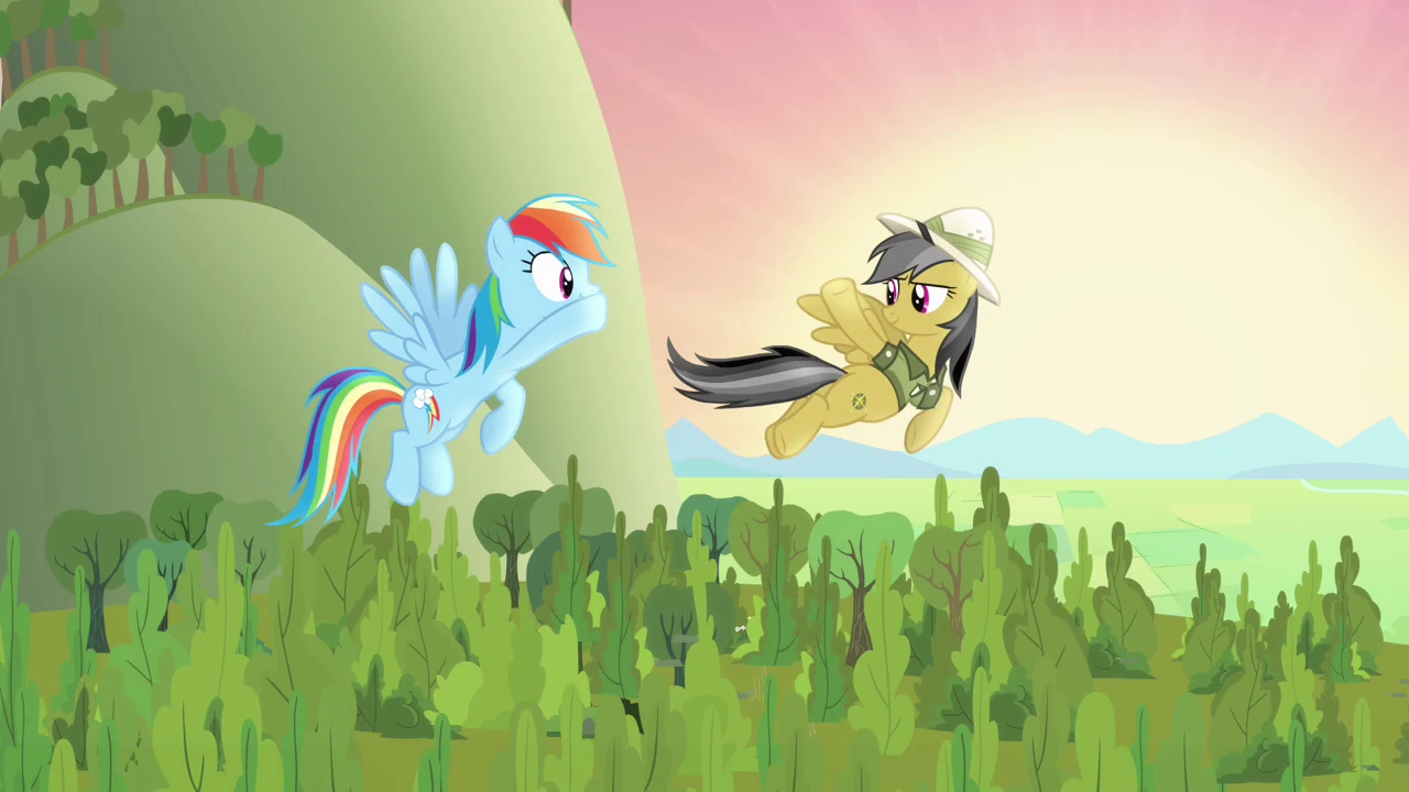 Daring Do And Rainbow Dash Kiss