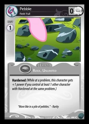 Pebble, Field Full (Pile o' Rocks) | My Little Pony Custom CCG Wiki ...