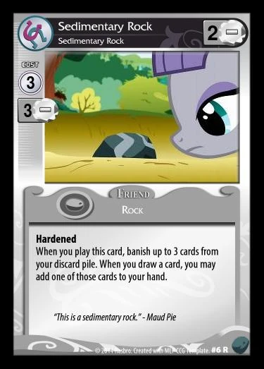 Sedimentary Rock, Sedimentary Rock (Pile o' Rocks) | My Little Pony ...