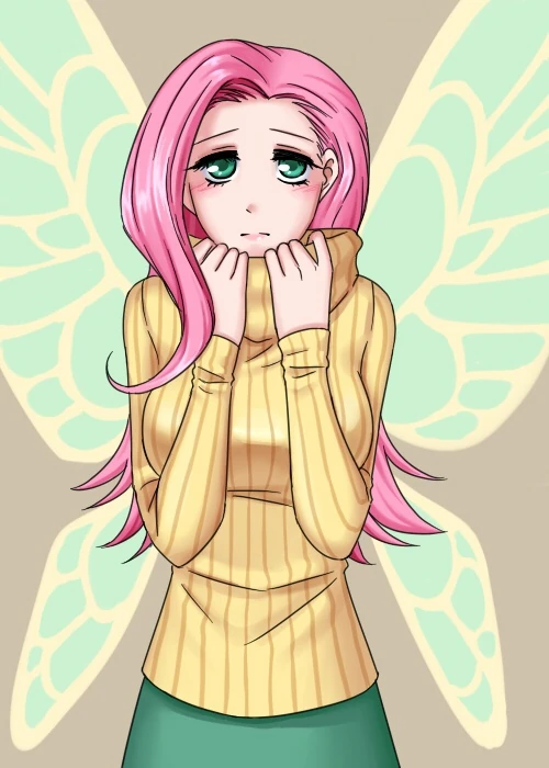 Vampire Fluttershy Human