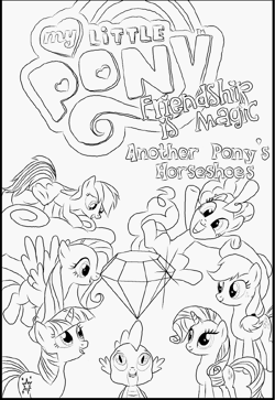 mane 6 coloring pages