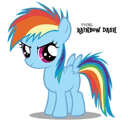 Filly Rainbow Dash
