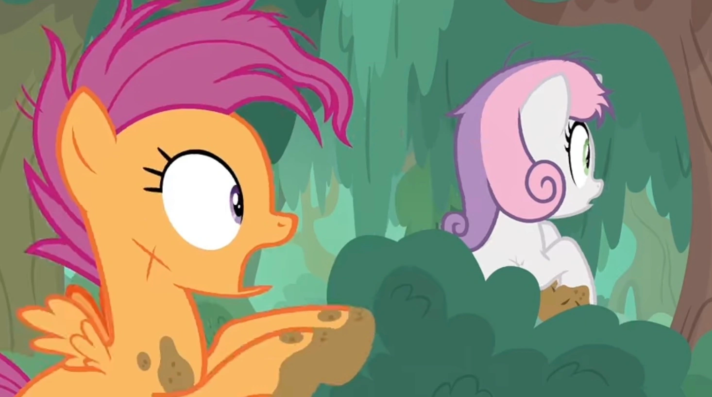 Scootaloo And Sweetie Belle