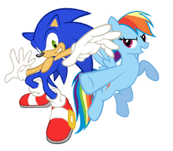 Sonic And Rainbow Dash Kiss Fanfiction