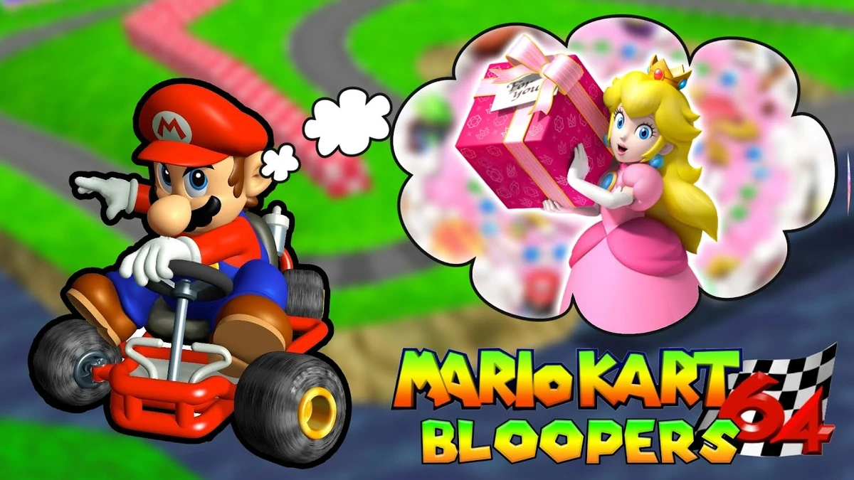 Mario Kart 64 Bloopers: Peach's Birthday | MarioMario54321 Wiki | Fandom