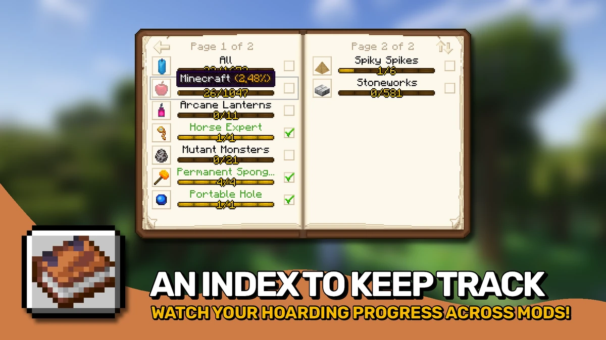 Completionist's Index | Mage Modded Craft Wiki | Fandom