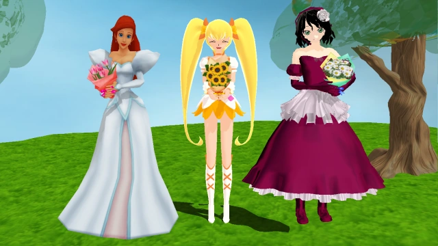 Disney x Pretty Cure x Vocaloid: the Flower Bouquets of Project Diva ...