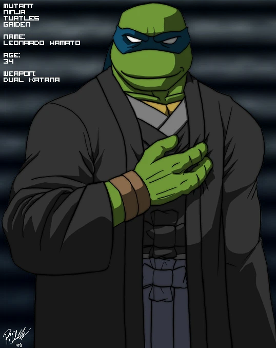 Leonardo Hamato | Mutant Ninja Turtles Gaiden Wiki | Fandom
