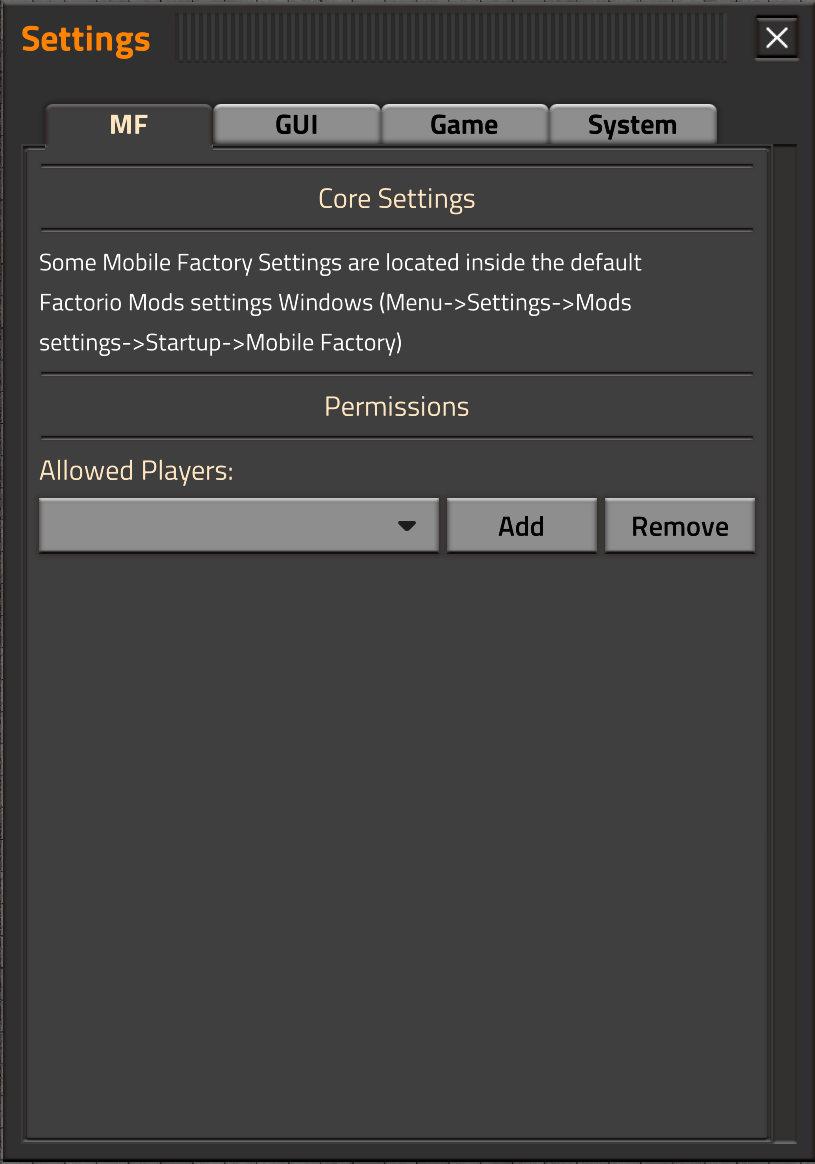 Option | Mobile Factory Wiki | Fandom