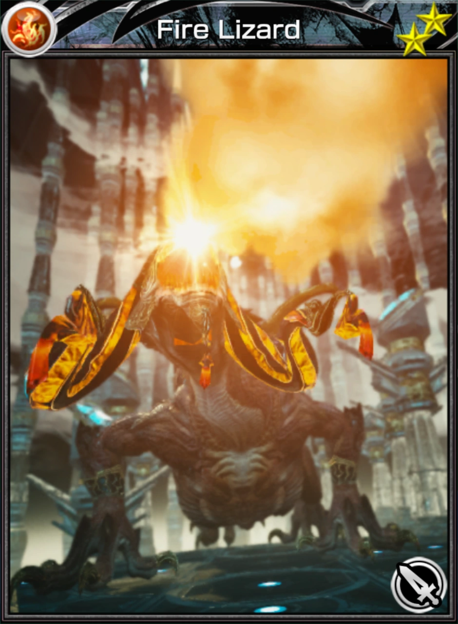 Fire Lizard (Card) - Mobius Final Fantasy Wiki