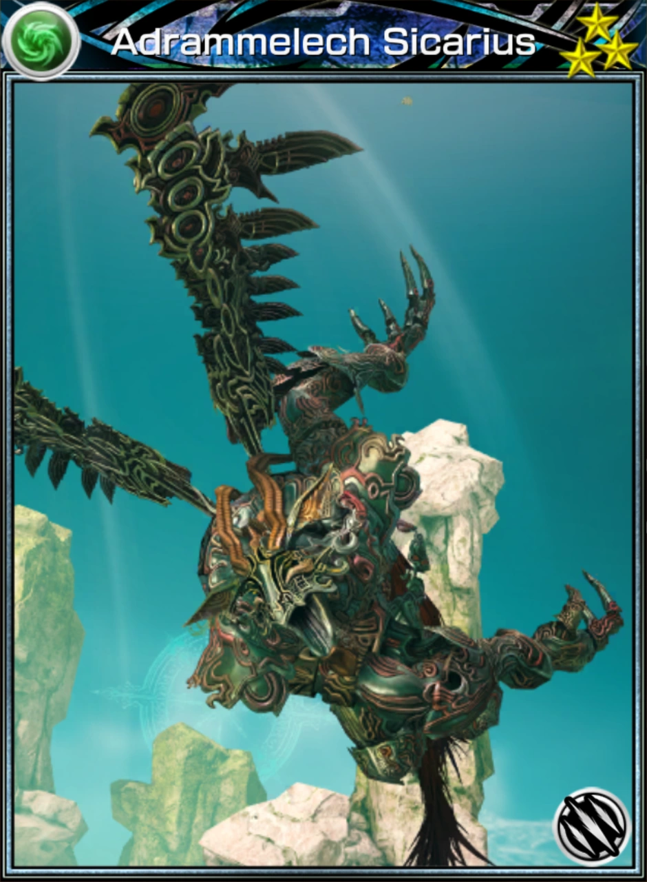 Adrammelech Sicarius (Monk)(Card) - Mobius Final Fantasy Wiki