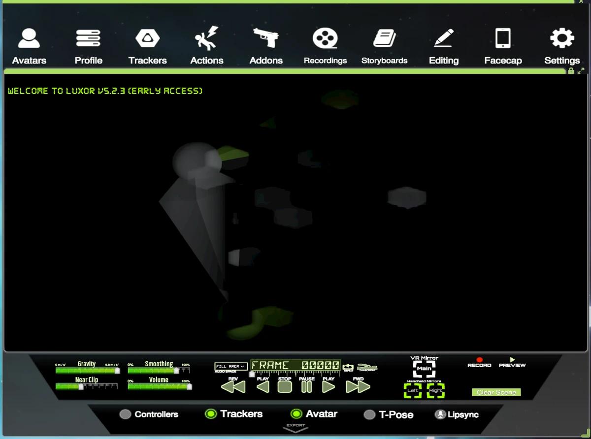 Reference - VR menu | Mocap Fusion VR Wiki | Fandom