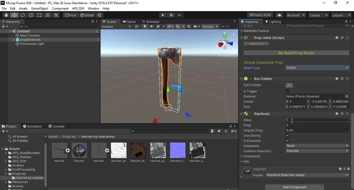 SDK - Importing Custom Props | Mocap Fusion VR Wiki | Fandom