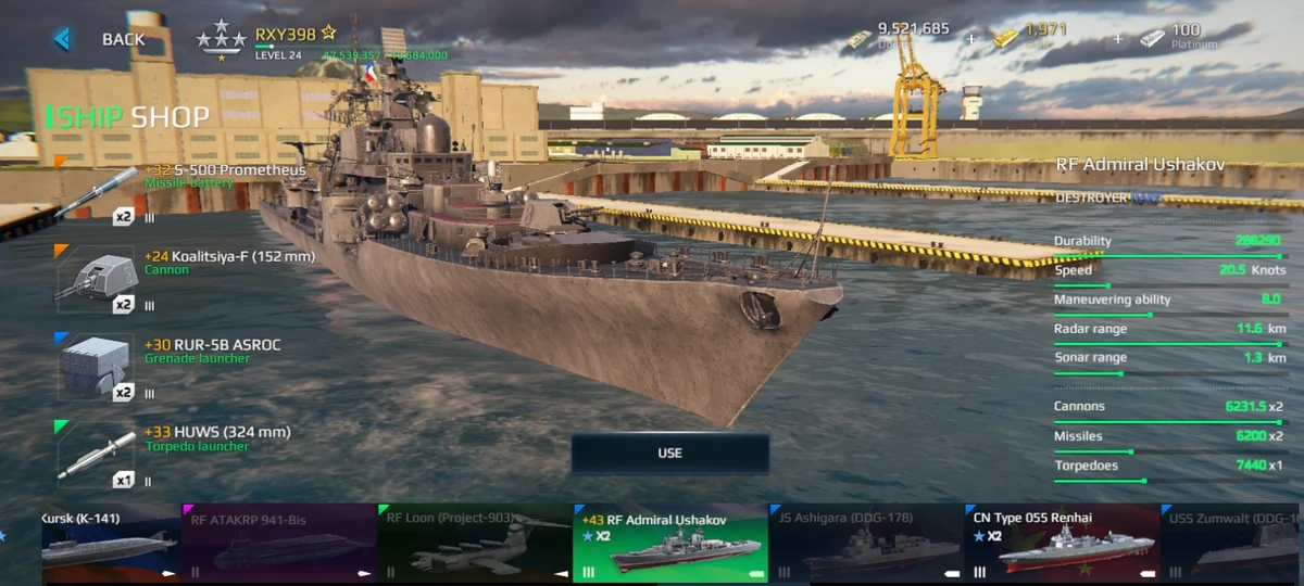 RF Admiral Ushakov | Modern Warships Wiki | Fandom