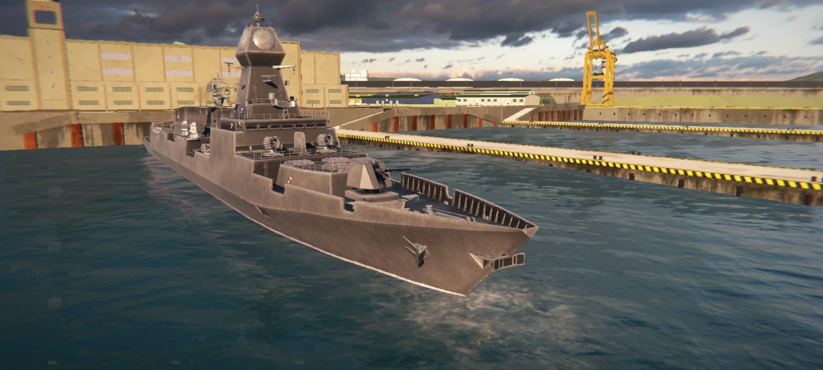 Modern Destroyer Ship