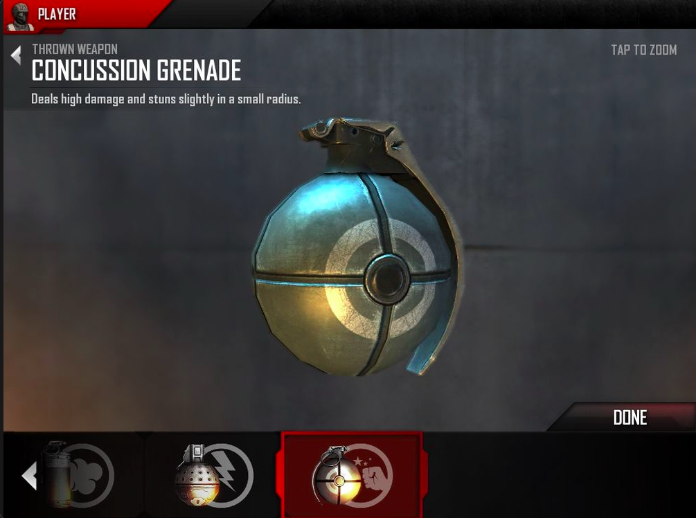 Concussion Grenade Modern Combat Wiki Fandom