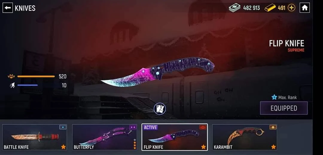 FLIP KNIFE | Modern Ops Wiki | Fandom