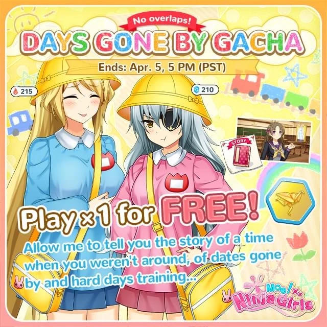 Days Gone By Gacha | Moe! Ninja Girls Wiki | Fandom