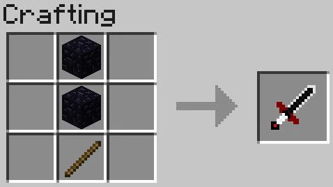 Obsidian sword | Mo' Foods and Crops Wiki | Fandom