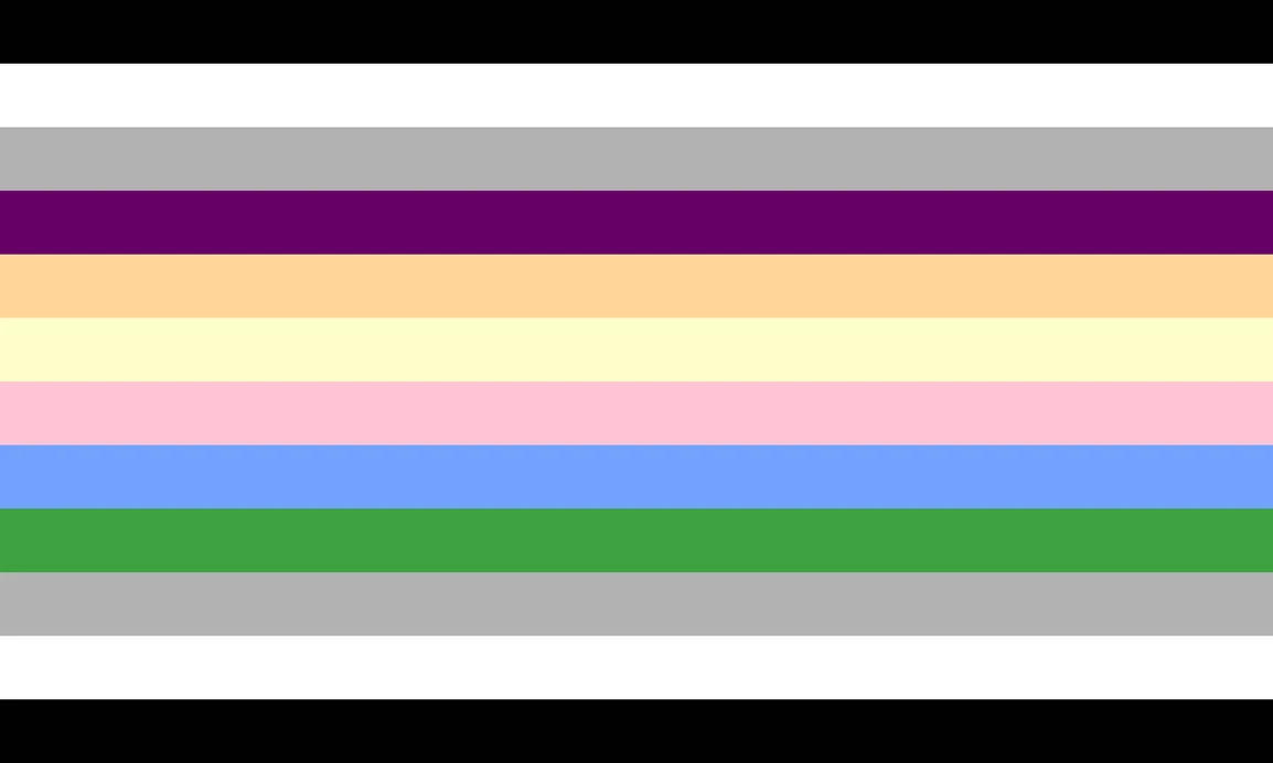 엔어트랙셔널 스펙트럼(Anattractional spectrum) | MOGAI Pride-Flag 위키 | Fandom