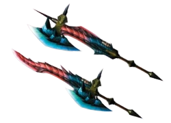 MH4U - Morpho-Hache - Rose Azur | Wiki L'encyclopédie Moga | Fandom