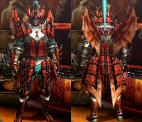 Armure Rathalos X (Épéiste) (MH4U) | Wiki L'encyclopédie Moga | Fandom